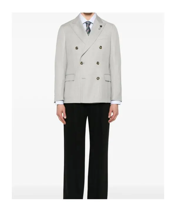 MAZZARELLI Mini-check Shirt - White