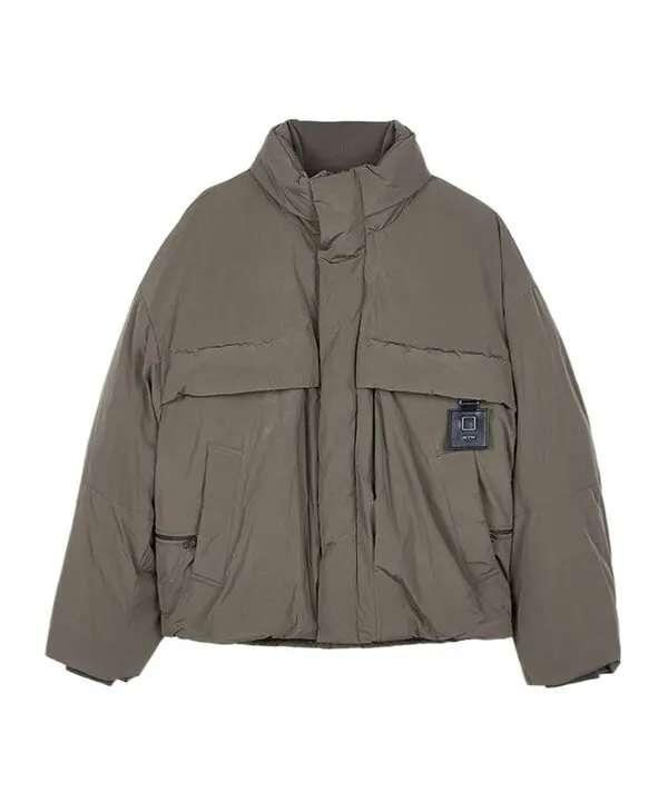 WOOYOUNGMI Stand Collar Down Jacket - Gray