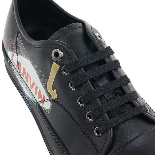 LANVIN Logo-print Low-top Sneakers