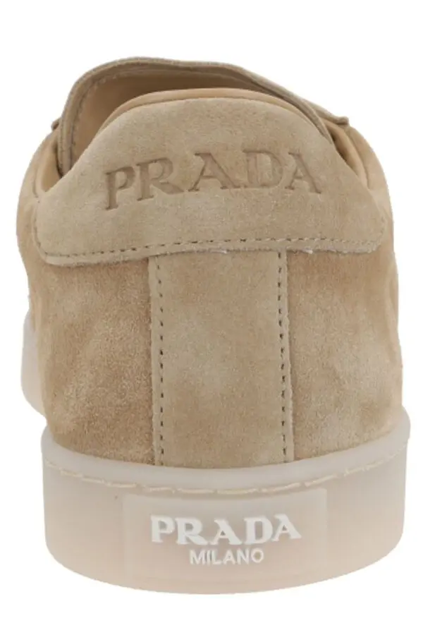 Prada Suede Logo Sneakers - Hazel