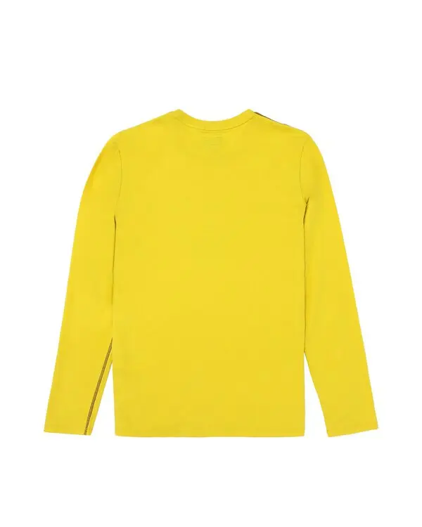 Emporio Armani T-shirt With Round Neck And Long Sleeves