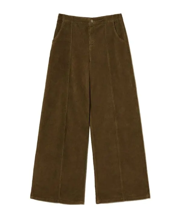 TWINSET Wide-leg Corduroy Trousers - No