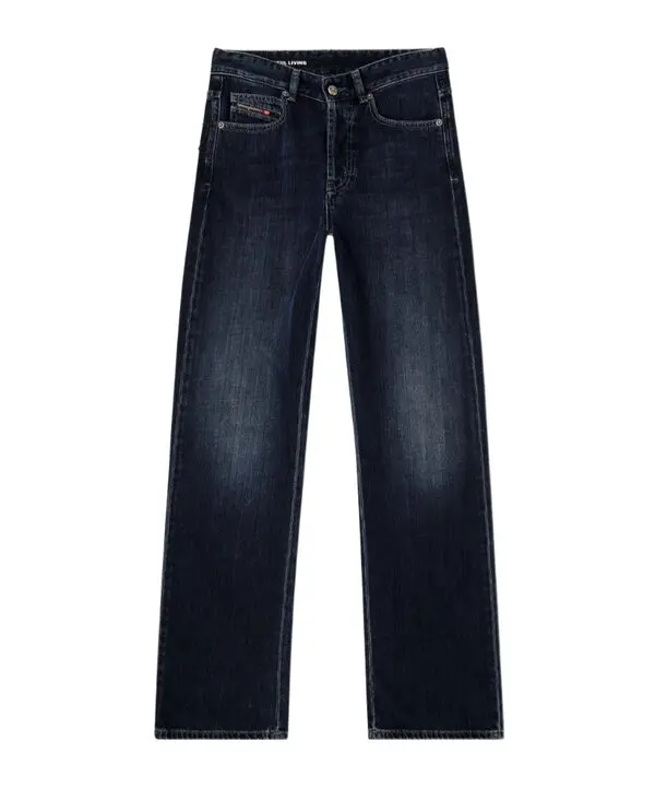 DIESEL® 1971 D-sent-s1 Shaded Embroidered Jeans - Dark Blue