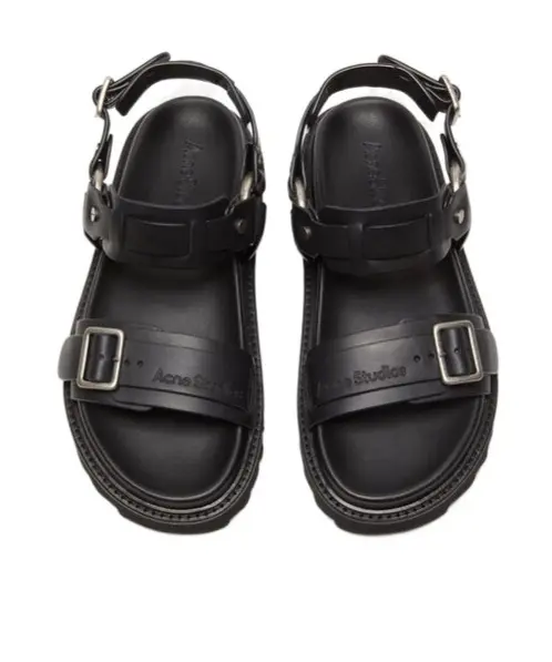 Acne Studios Buckle-fastening Leather Sandals