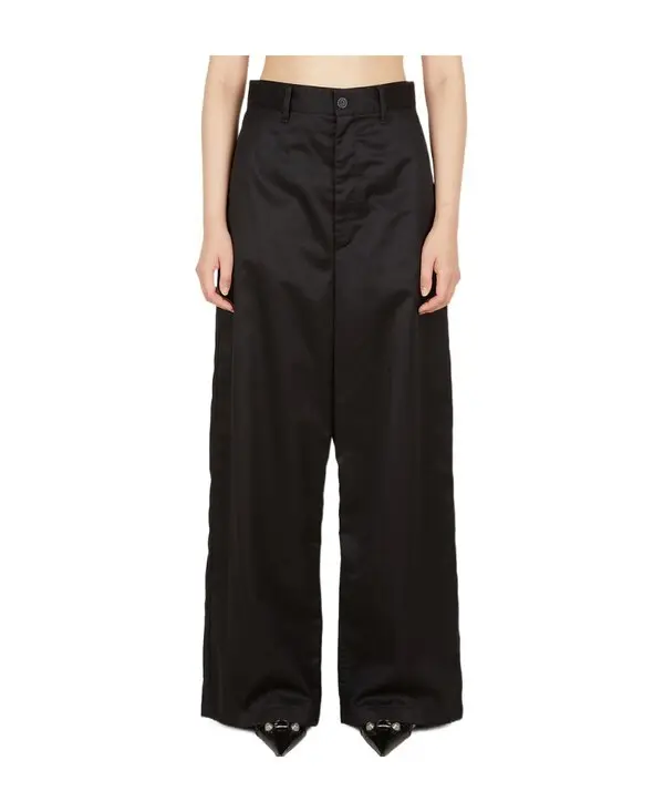 Balenciaga Drop-crotch Wide-leg Trousers