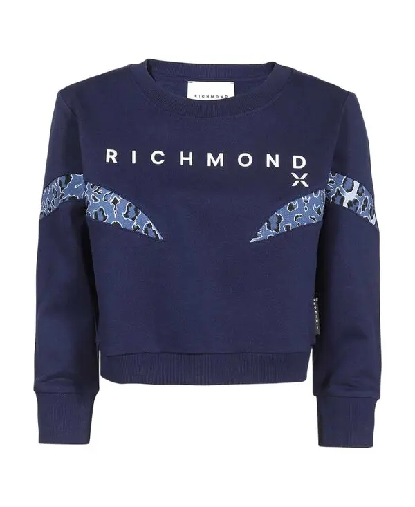 John Richmond Crew Neck Long Sleeve Sweater