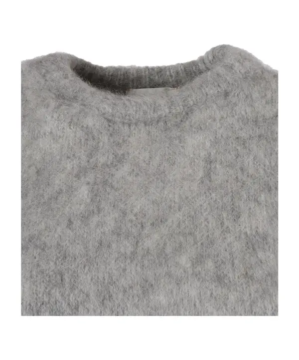 FORTE_FORTE Sleeveless Knitted Cropped Tank Top