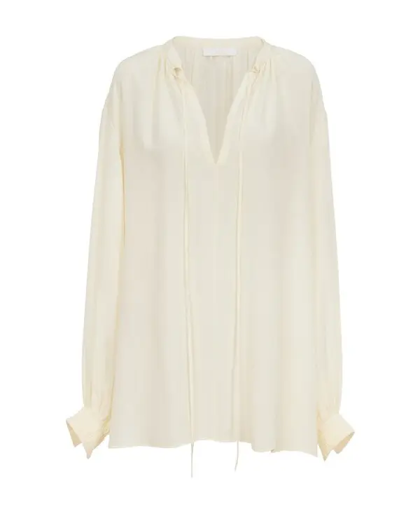 Chloé Lavallière-neck Silk Blouse