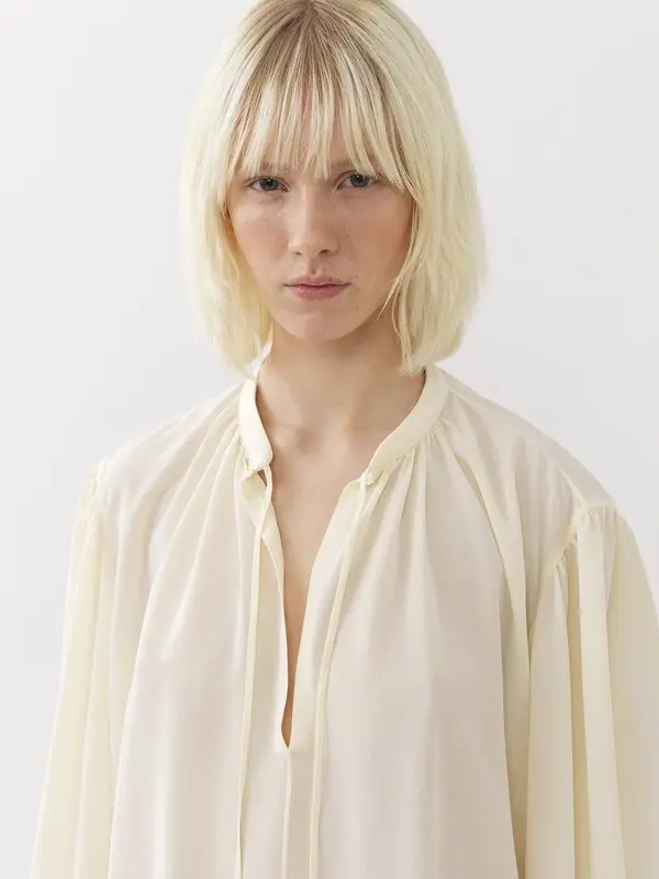 Chloé Lavallière-neck Silk Blouse