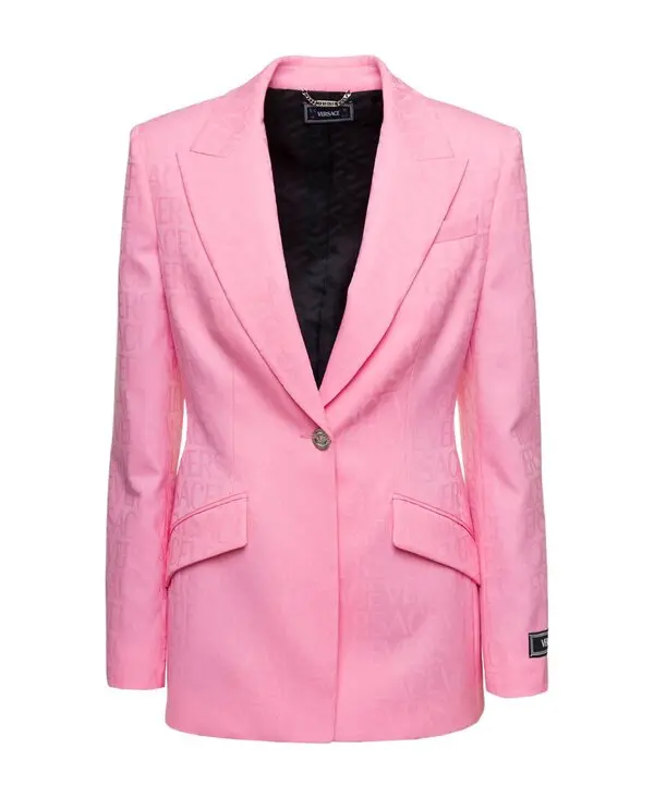 Versace Single-breasted Tailored Blazer