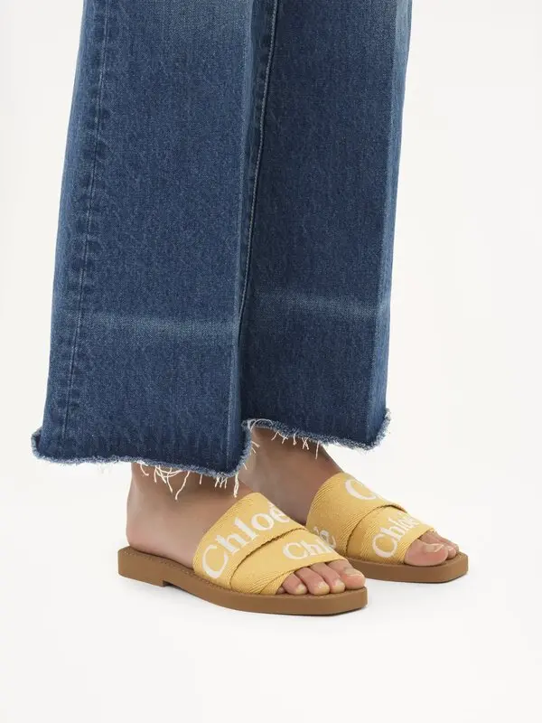 Chloé Woody Open Toe Slip-on Slides
