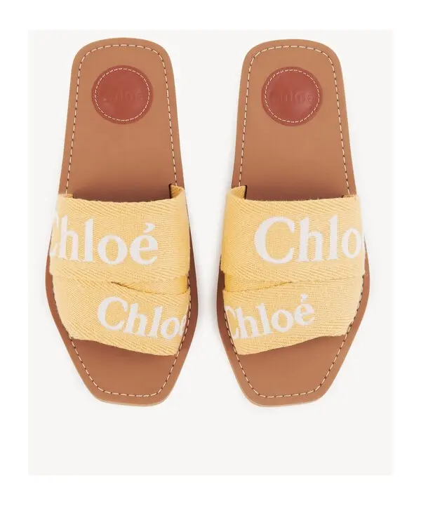 Chloé Woody Open Toe Slip-on Slides