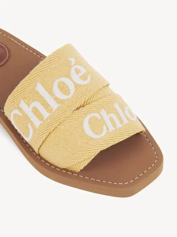 Chloé Woody Open Toe Slip-on Slides