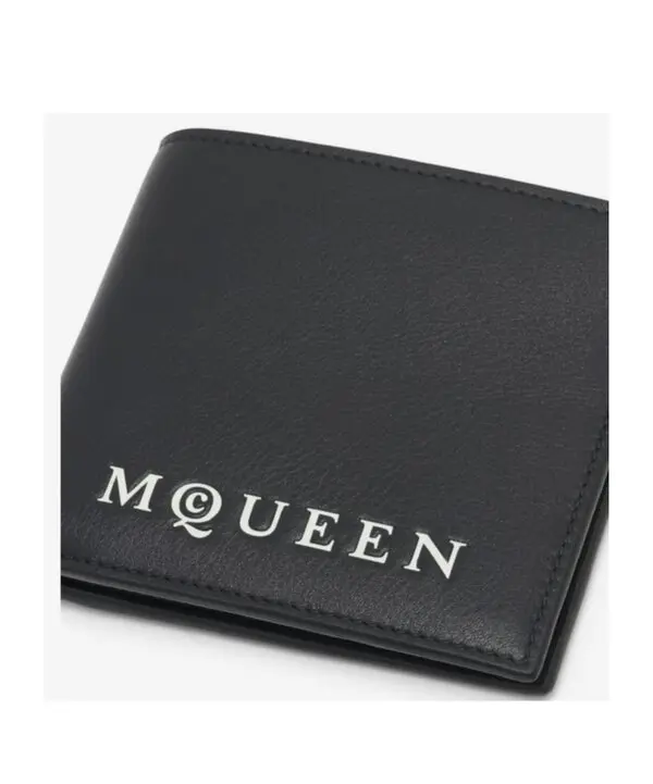 Alexander McQueen Logo Lettering Bi-fold Wallet