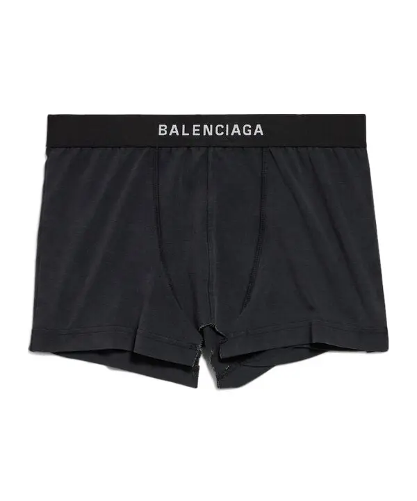 Balenciaga Cut-off Crotch Boxer Skirt - Black