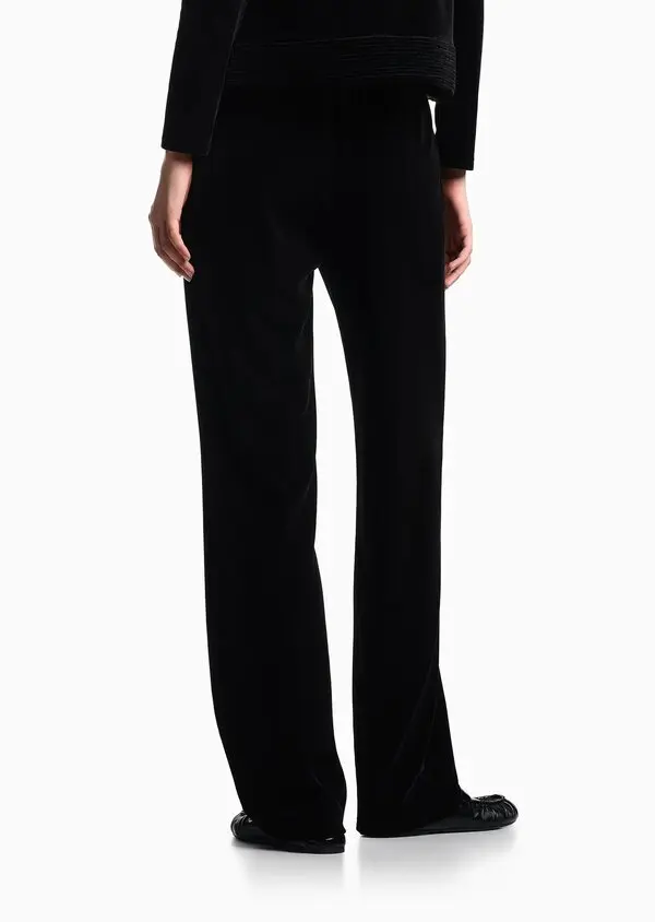 Emporio Armani Stretch Chenille Trousers