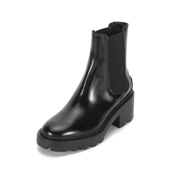 TOD'S Chelsea Ankle Boots With Block Heel - Black