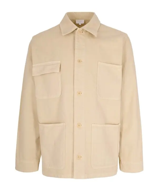 A.p.c. Long Sleeve Buttoned Shirt - Nude