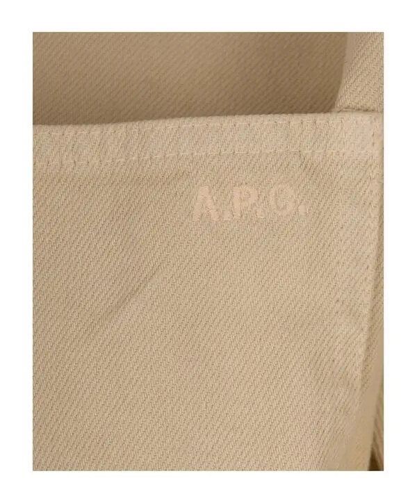 A.p.c. Long Sleeve Buttoned Shirt - Nude