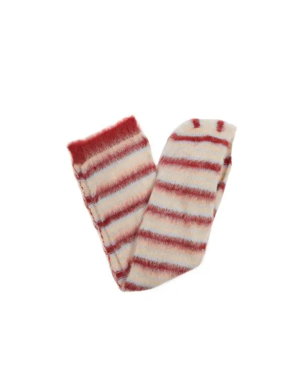 Marni Logo Patch Striped Hat
