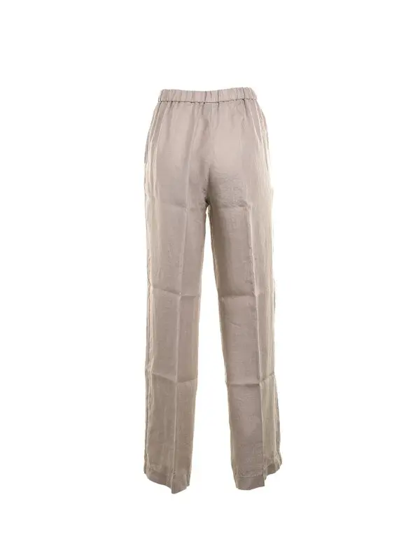 Aspesi Elasticated-waist Straight Leg Pants - Nude