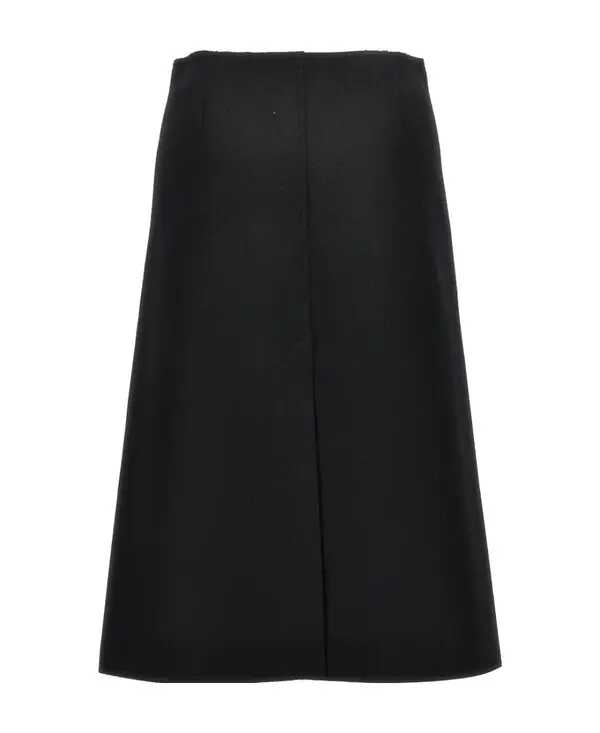 LANVIN Back-slit A-line Skirt