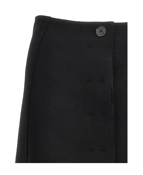 LANVIN Back-slit A-line Skirt