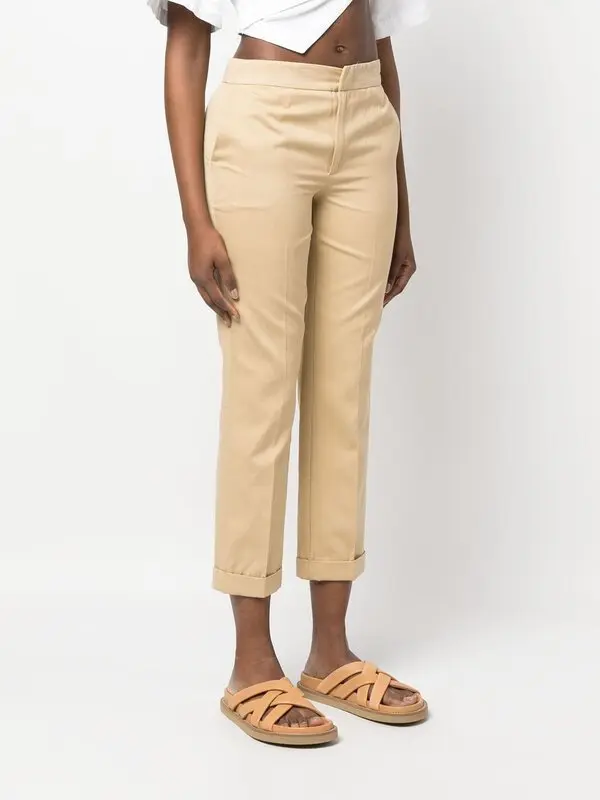 TWINSET Cigarette Trousers - Nude