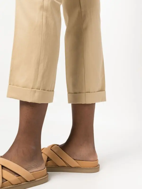 TWINSET Cigarette Trousers - Nude