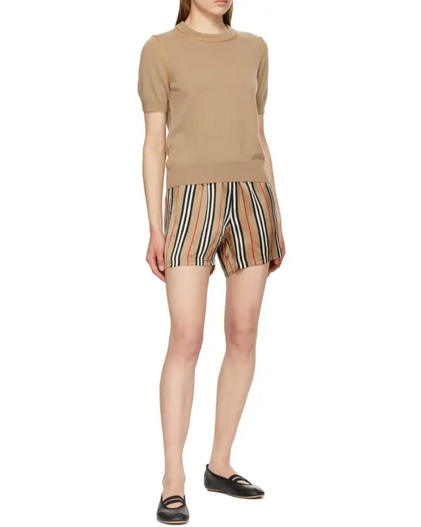 Burberry Icon Stripe Elasticated Shorts