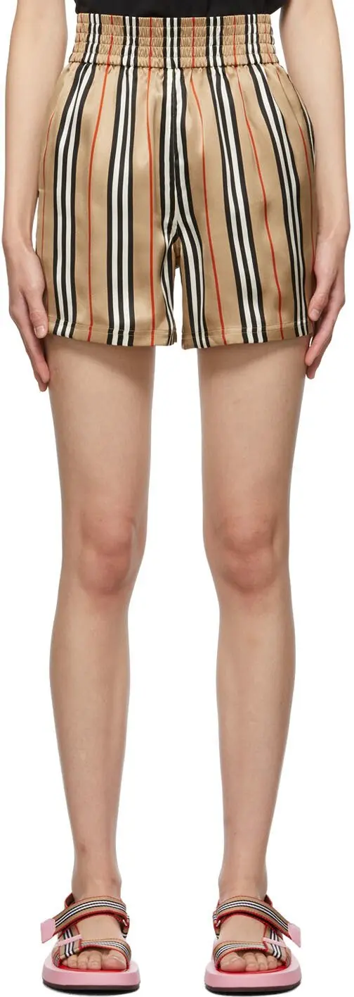 Burberry Icon Stripe Elasticated Shorts