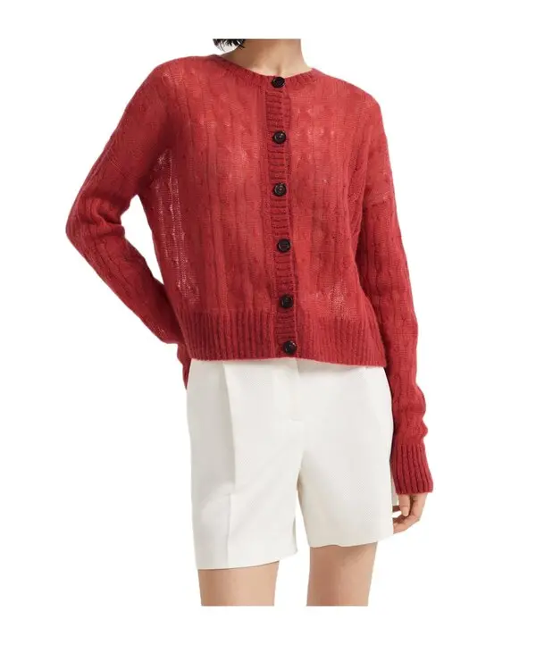 Brunello Cucinelli Crewneck Knitted Cardigan