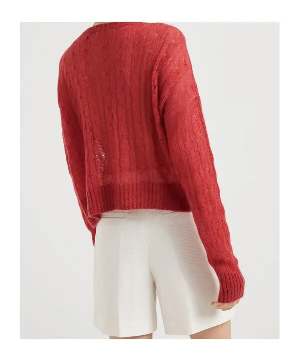 Brunello Cucinelli Crewneck Knitted Cardigan