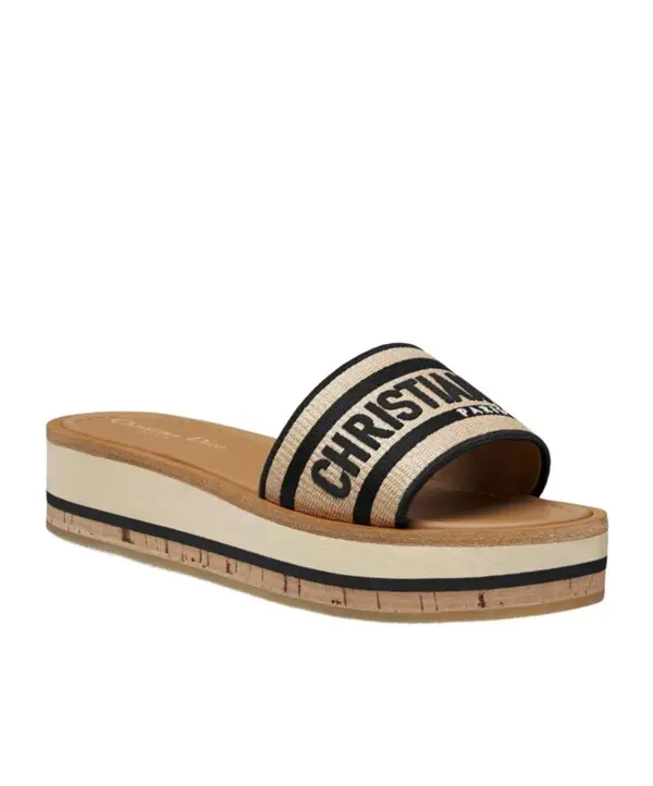 Dior Dway Platform Slide Sandals