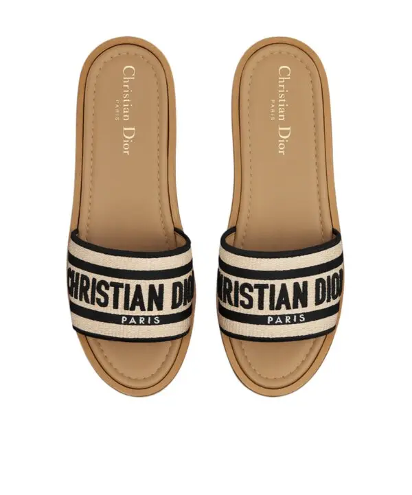 Dior Dway Platform Slide Sandals