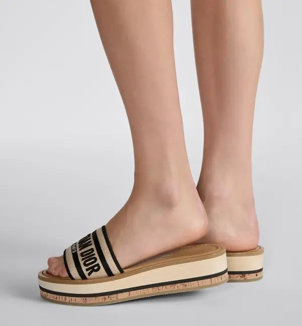Dior Dway Platform Slide Sandals