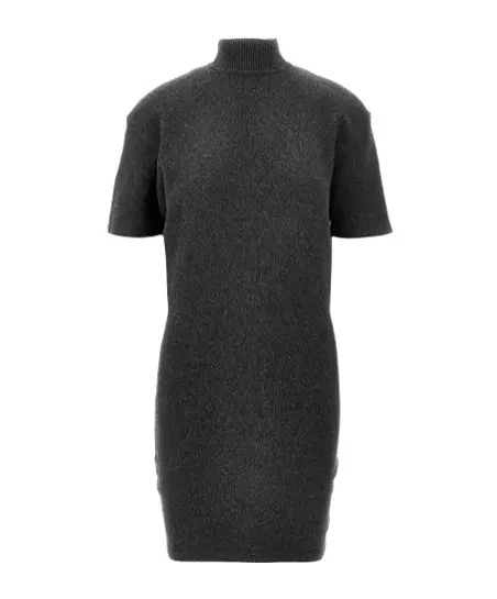Jacquemus High Neck Knitted Dress
