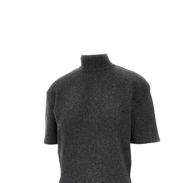 Jacquemus High Neck Knitted Dress