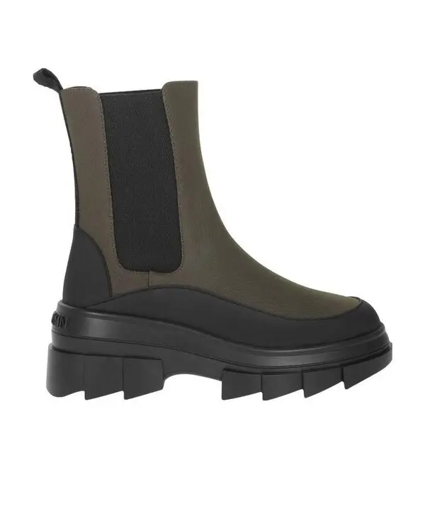 STUART WEITZMAN Military Slip-on Boots - Black