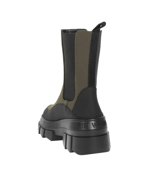 STUART WEITZMAN Military Slip-on Boots - Black