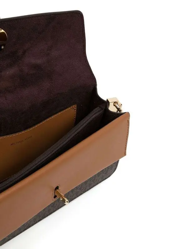 Michael Kors Monogram Print Shoulder Bag