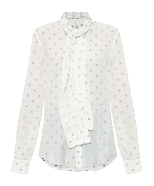 Acne Studios Layered Blouse With Bow Detail - No