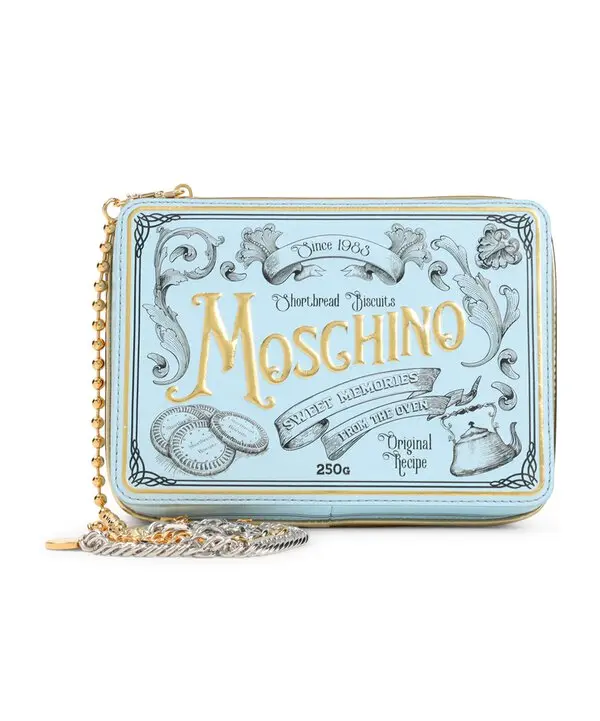 Moschino Embossed Clutch