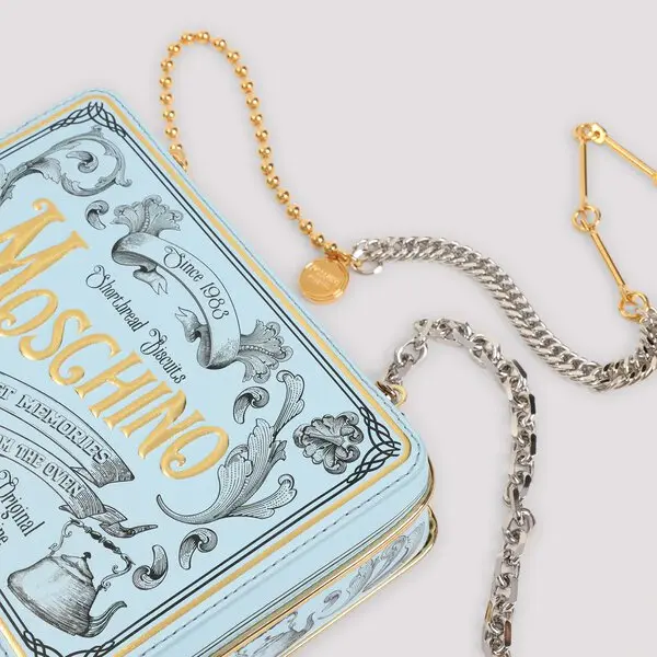 Moschino Embossed Clutch