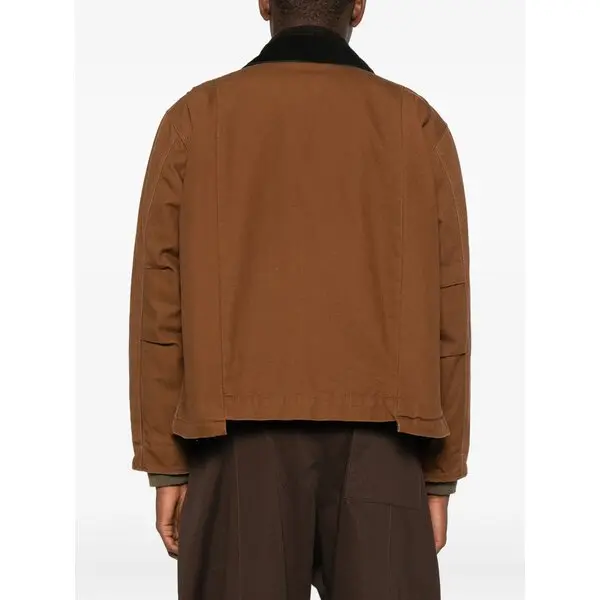 Sacai X Carhartt Logo Patch Zip-up Jacket