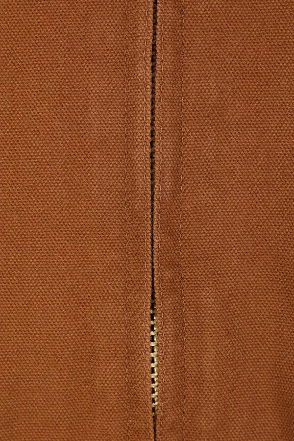 Sacai X Carhartt Logo Patch Zip-up Jacket