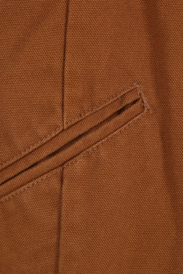 Sacai X Carhartt Logo Patch Zip-up Jacket