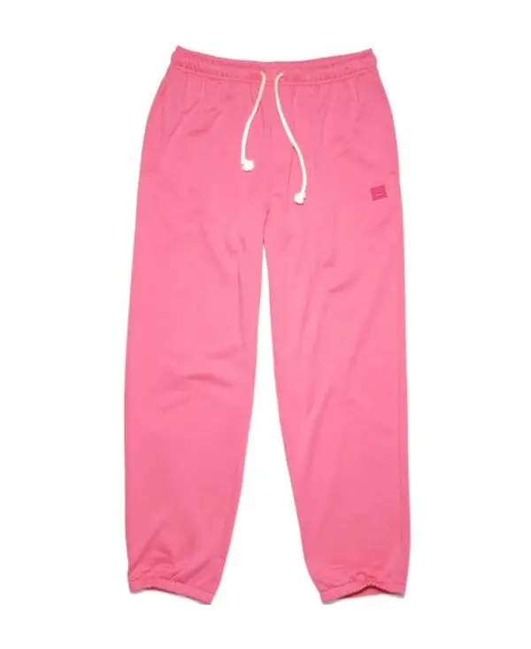 Acne Studios Drawstring-waist Cotton Track Trousers - Pink