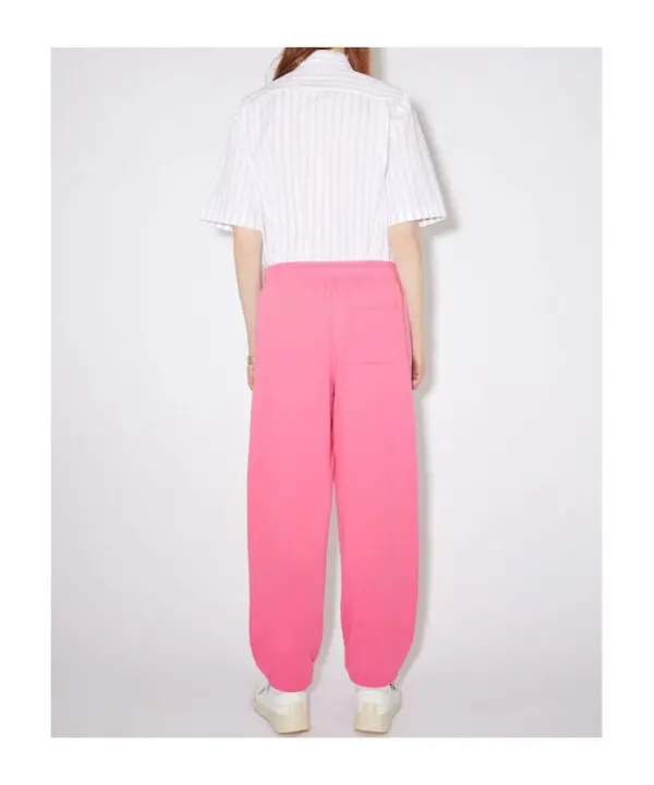Acne Studios Drawstring-waist Cotton Track Trousers - Pink