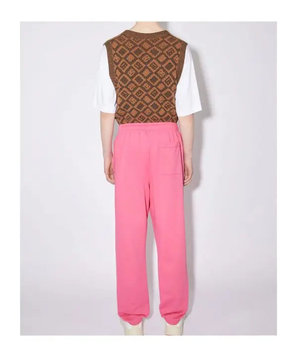 Acne Studios Drawstring-waist Cotton Track Trousers - Pink